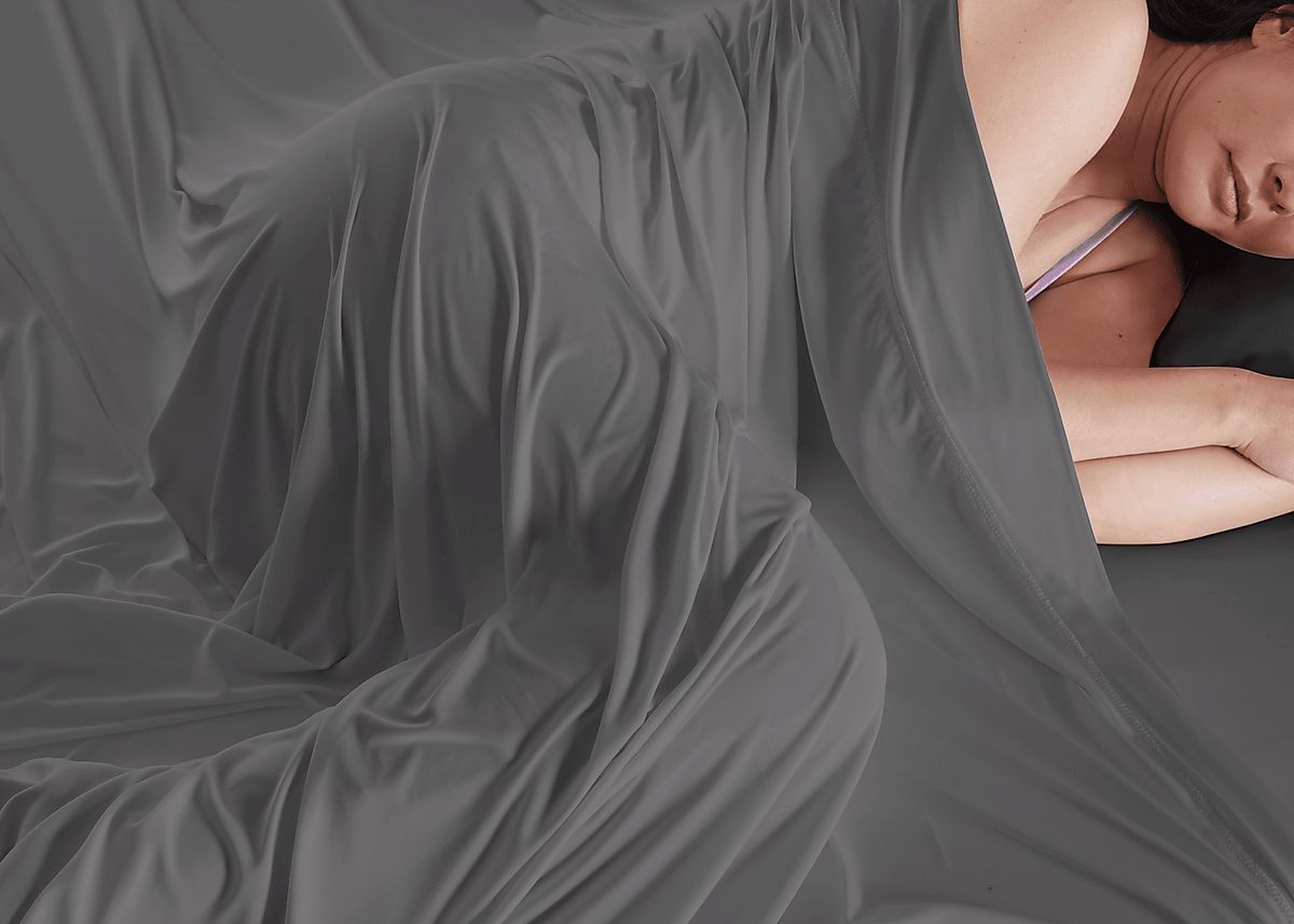 Bedgear Dri-Tec Sheets 4 Pc Gray Queen Sheet Sets | Rooms to Go