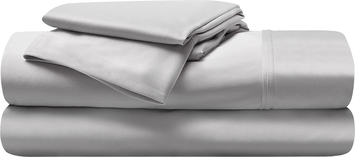 Bedgear Dri-Tec Sheets 4 Pc Light Gray Queen Sheet Sets | Rooms to Go