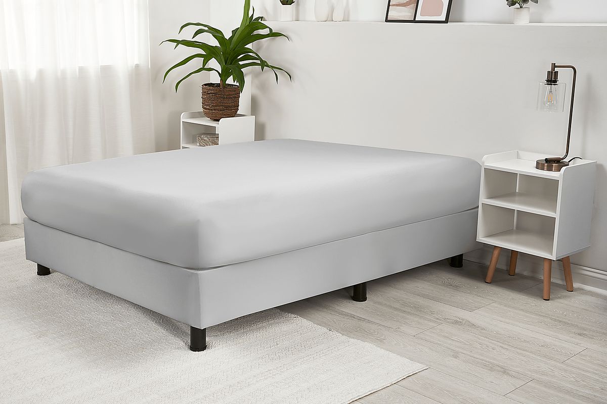 Bedgear Dri-Tec Box Spring Wrap Light Gray Queen | Rooms to Go