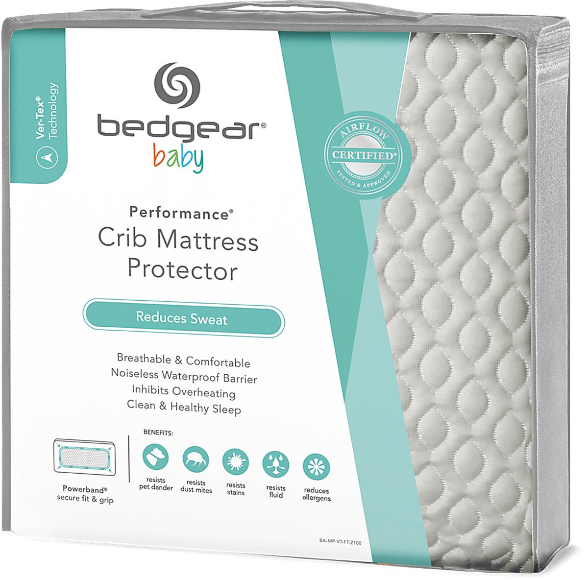 Bedgear Ver-Tex Crib Protector Bedding | Rooms to Go