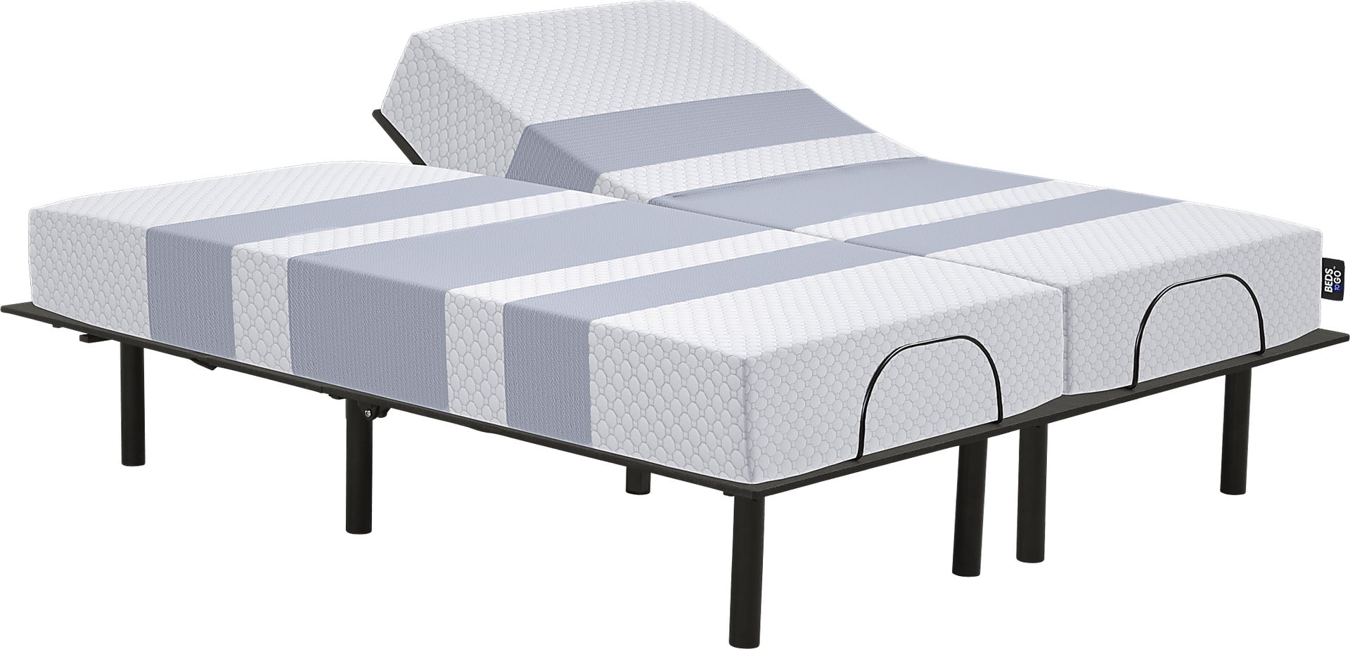 Beds To Go Split King Adjustable Mattress Set Rooms to Go
