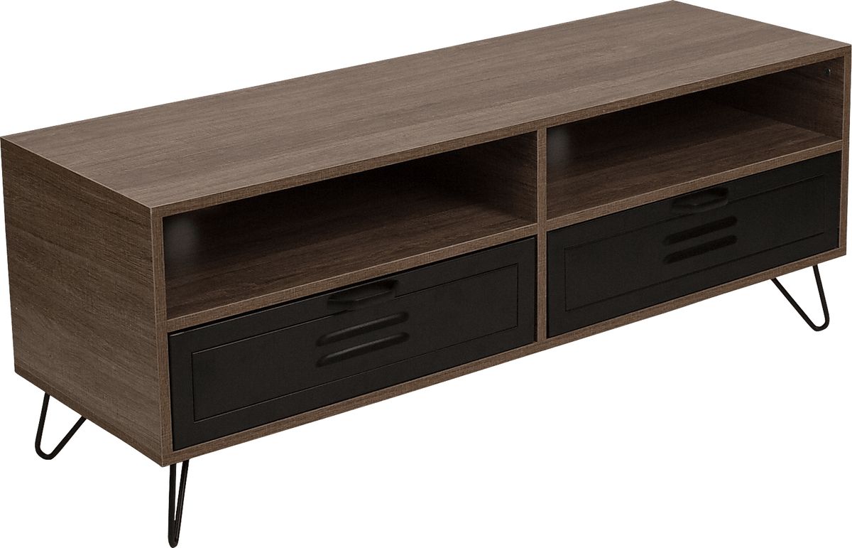 Beechdale Brown Dark Wood 47" Console | Rooms to Go