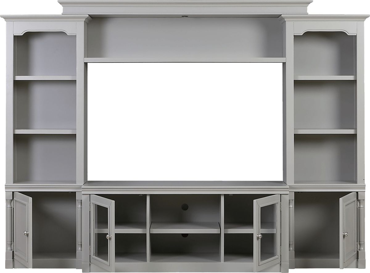 Beidiman I Gray Wall Unit W/ 104.5 in. Console | Rooms to Go