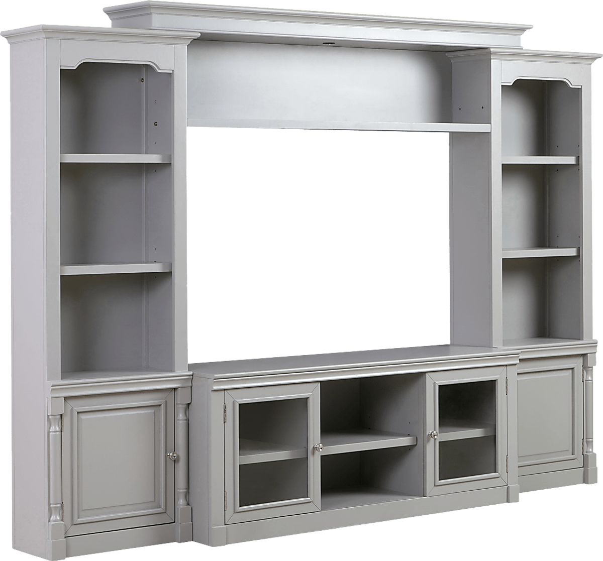 Beidiman I Gray Wall Unit W/ 104.5 in. Console | Rooms to Go