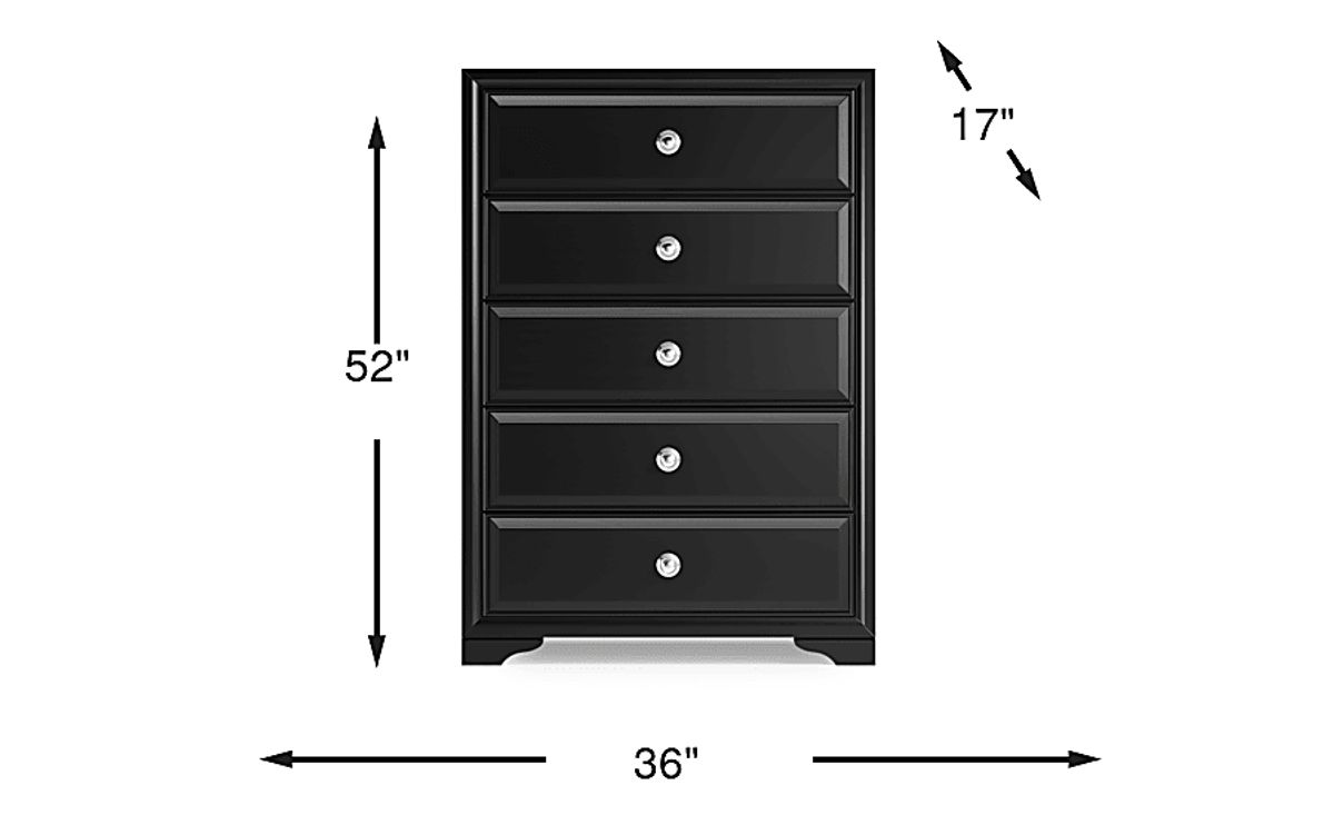 Belcourt Black Black,Colors Chest | Rooms to Go
