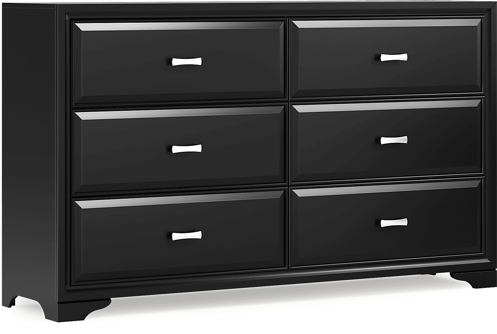 Belcourt 5 Pc Black Black,Colors Queen Bedroom Set With Dresser, Mirror ...
