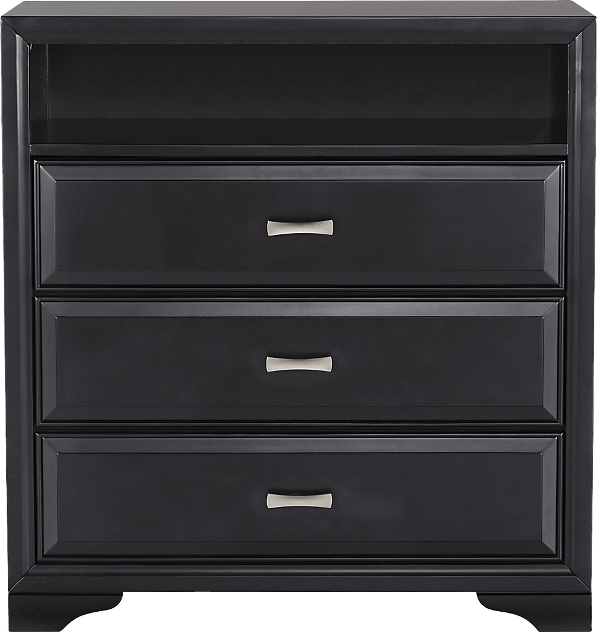 Belcourt Black Black Colors Media Chest Rooms to Go