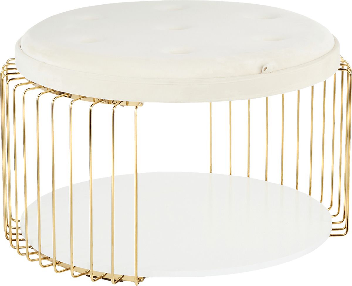 Belgradelane White Colors,White Cocktail Table | Rooms to Go