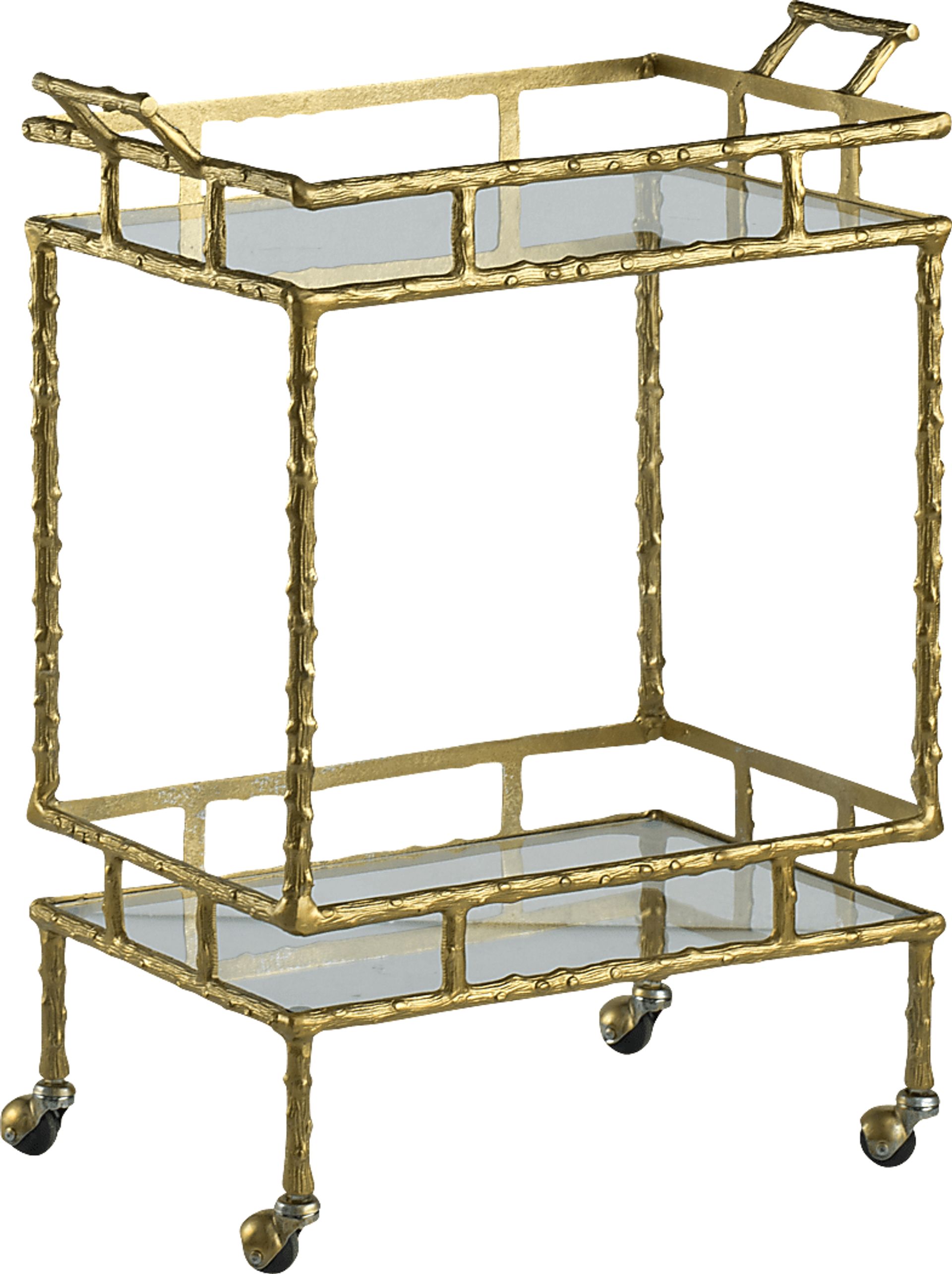 Belihar Brass,Metal Bar Cart | Rooms to Go