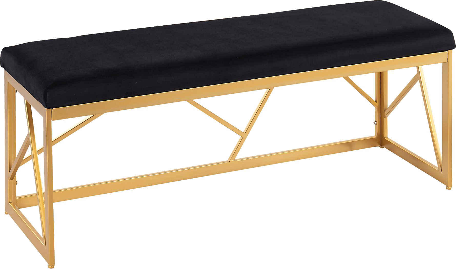 Belino I Black Accent Bench - Rooms To Go