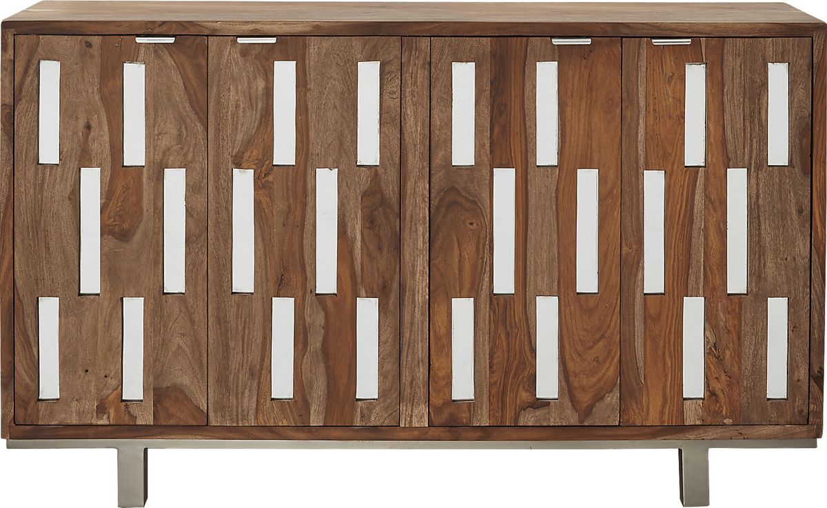 Bellac Point Nutmeg Light Wood Credenza | Rooms to Go