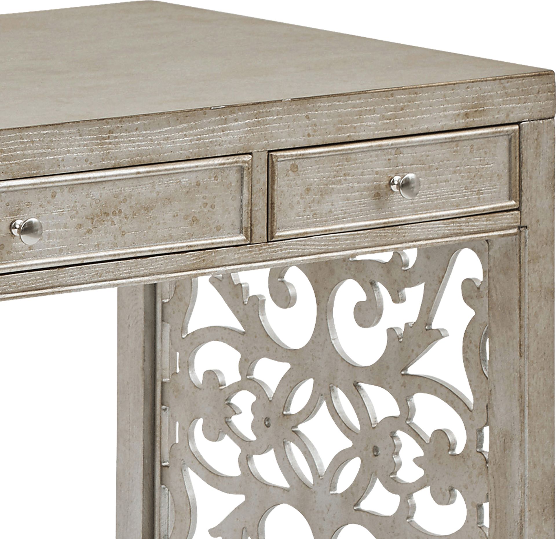 Belladrum Silver Gray Desk | Rooms to Go
