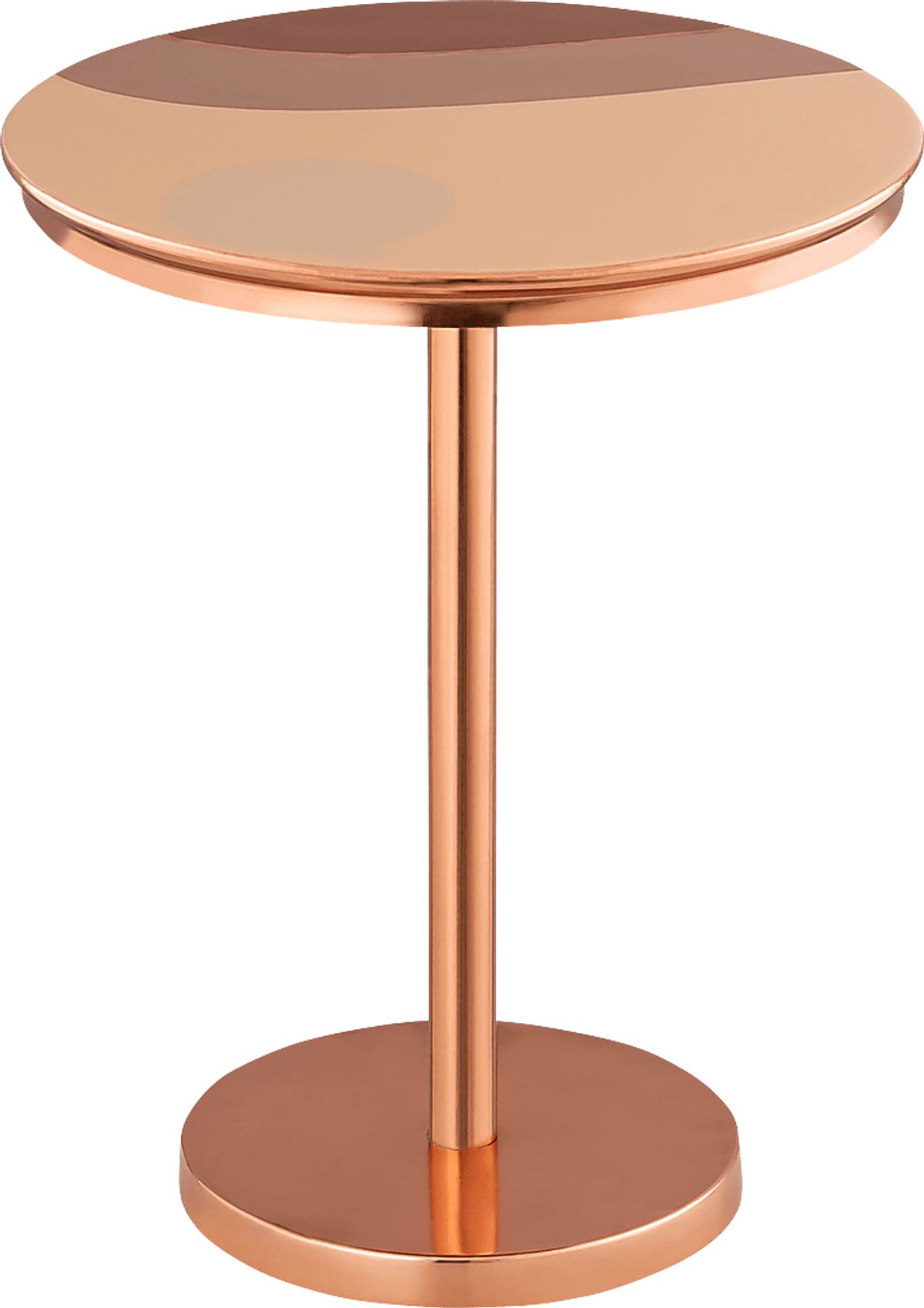 Bellarn Copper Metal Accent Table | Rooms to Go