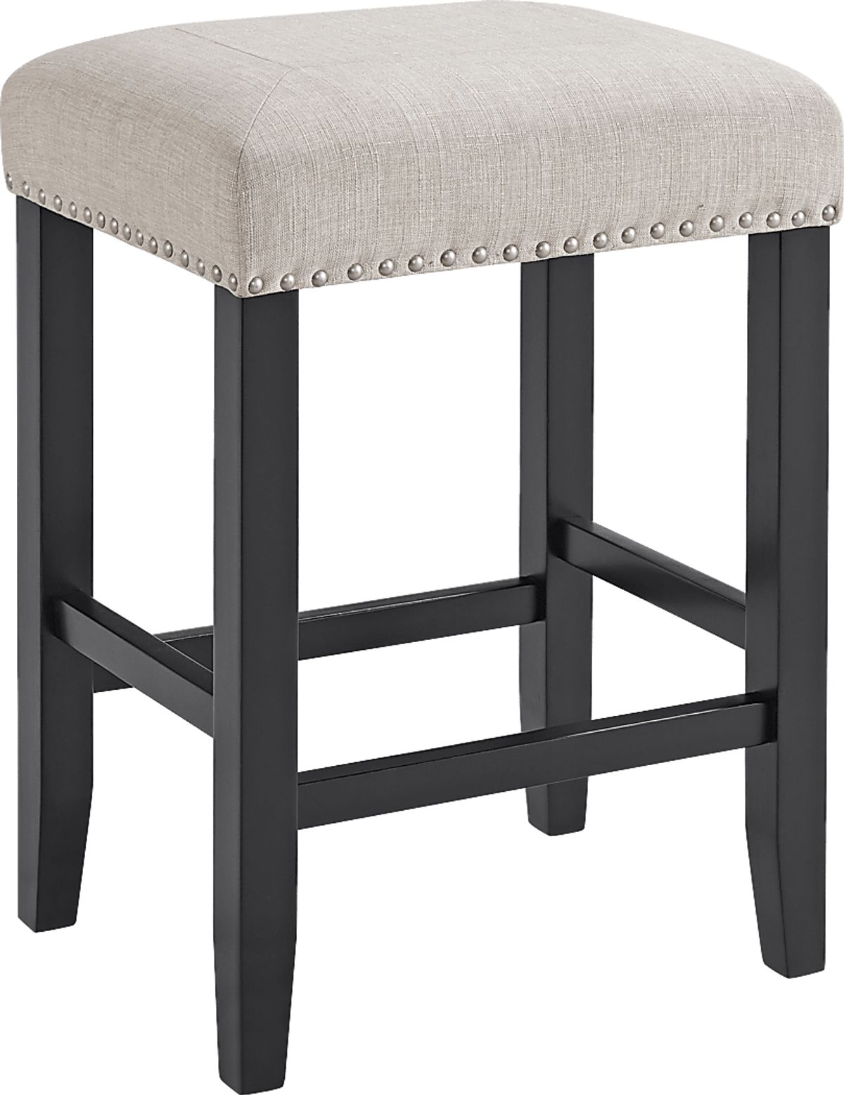 Bellavia Black Black,Colors Polyester Fabric Counter Stool | Rooms to Go