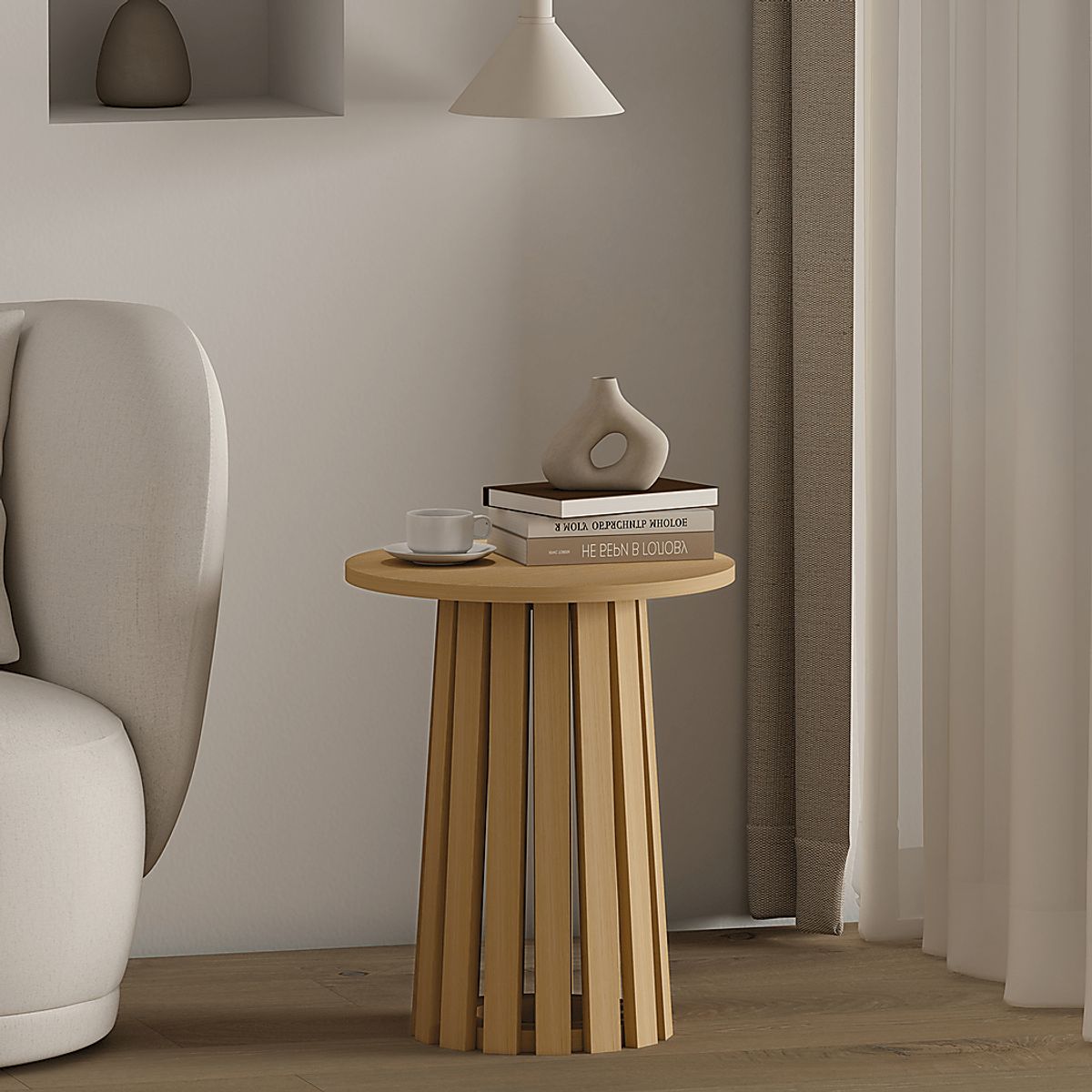 Bellcreek Brown Dark Wood End Table | Rooms to Go