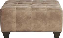 Bellinger Camel Brown Polyester,Polyurethane Fabric Ottoman | Rooms to Go