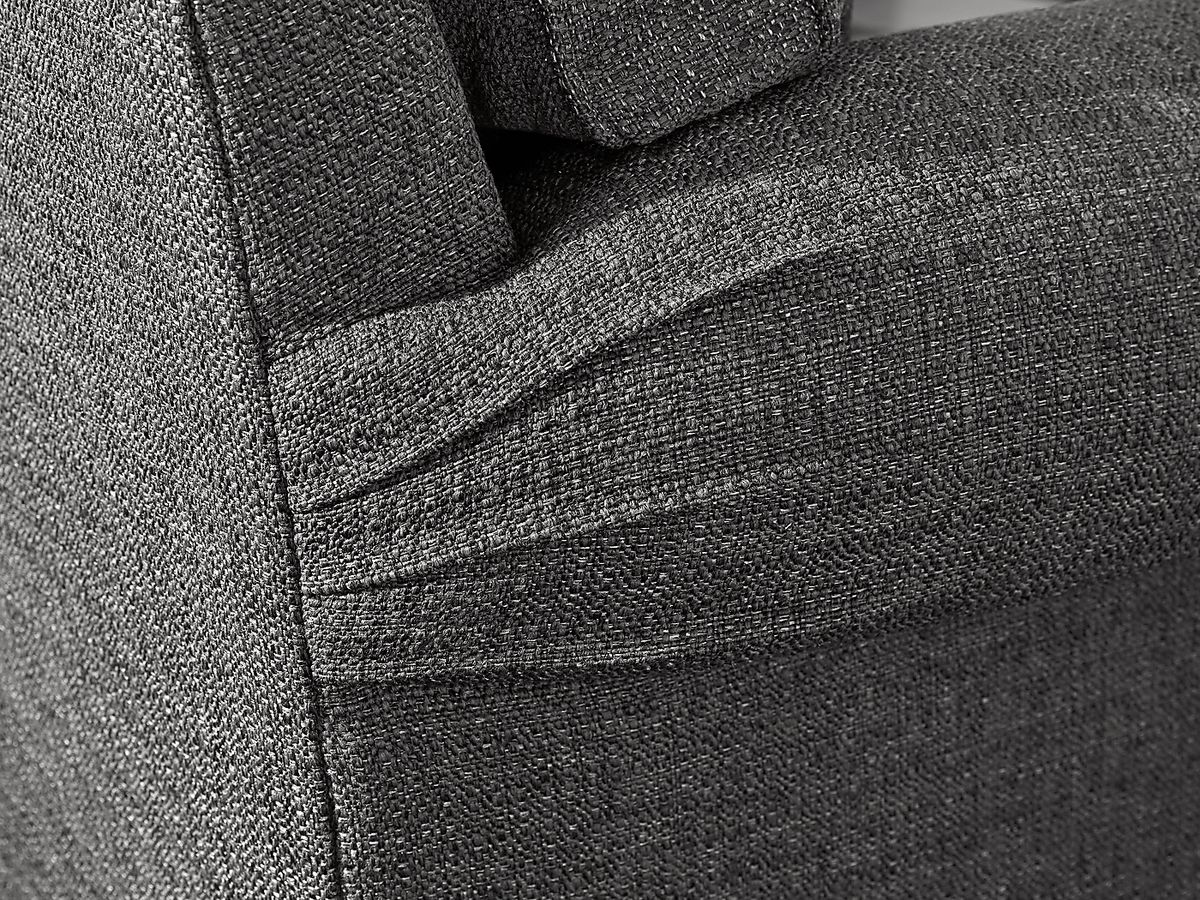 Cindy Crawford Bellingham Granite Gray Textured Loveseat | Rooms to Go