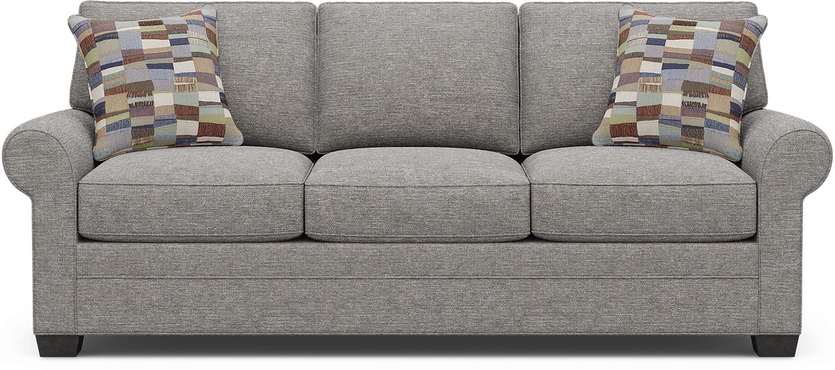 Cindy Crawford Bellingham Gray Textured Sofa | Rooms to Go