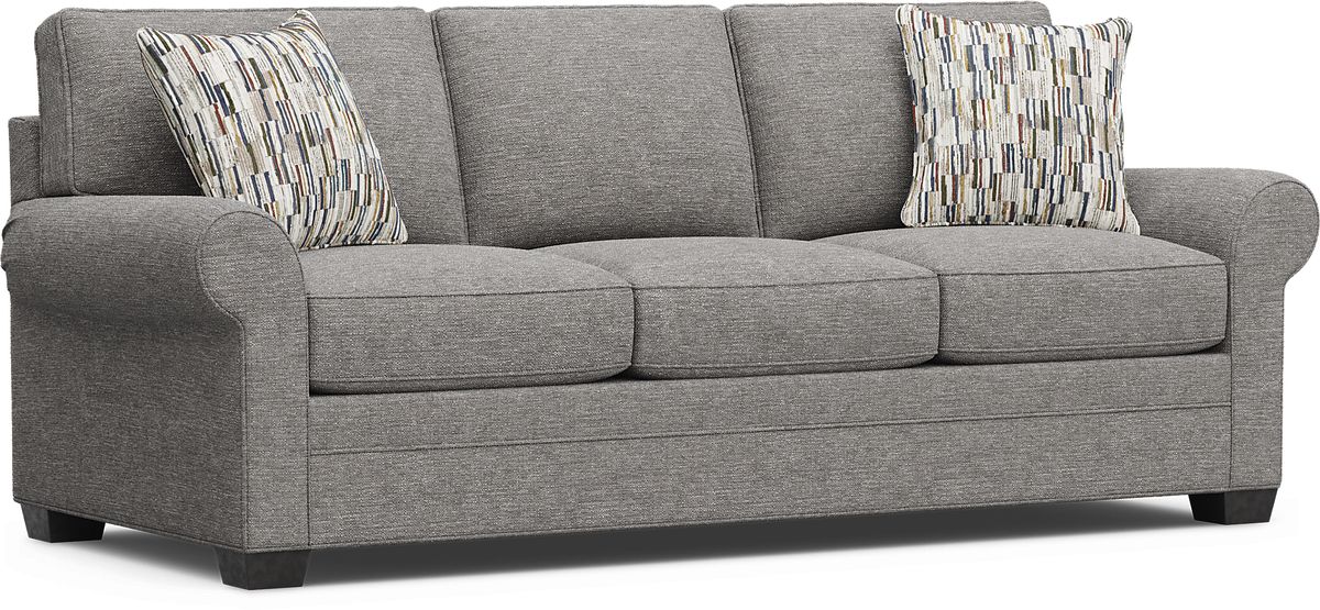 Cindy Crawford Bellingham Gray Textured Sofa | Rooms to Go
