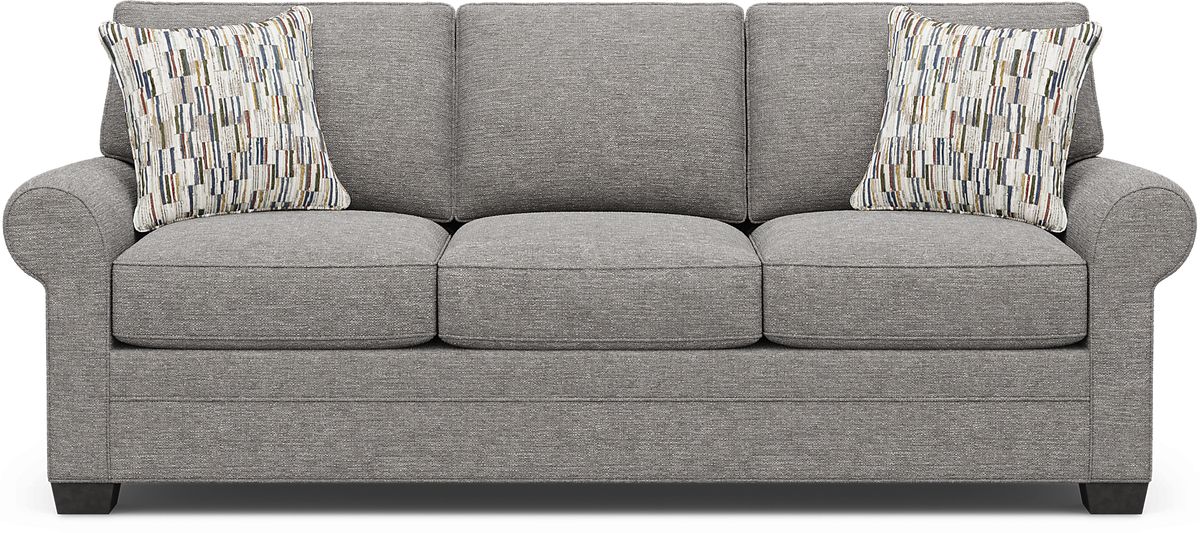Cindy Crawford Bellingham Gray Textured Sofa | Rooms to Go