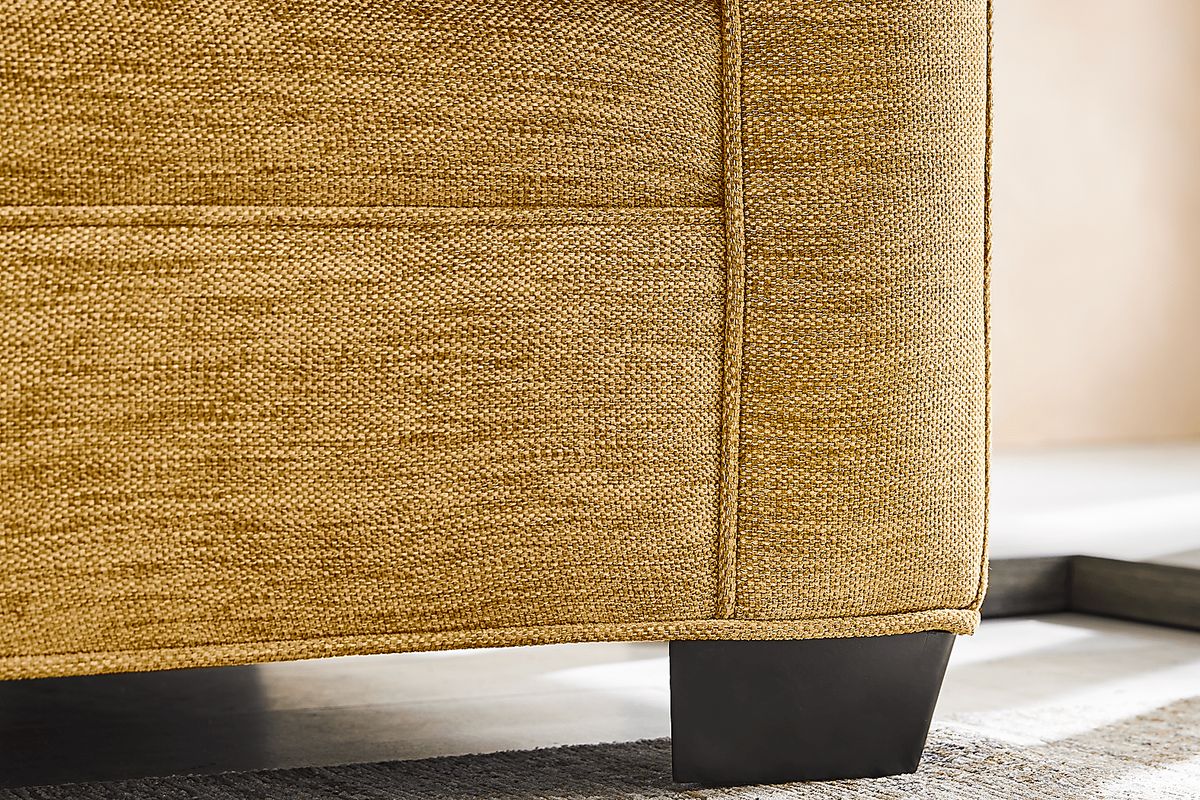 Cindy Crawford Bellingham Maize Yellow Chenille,Luxeguard Performance ...
