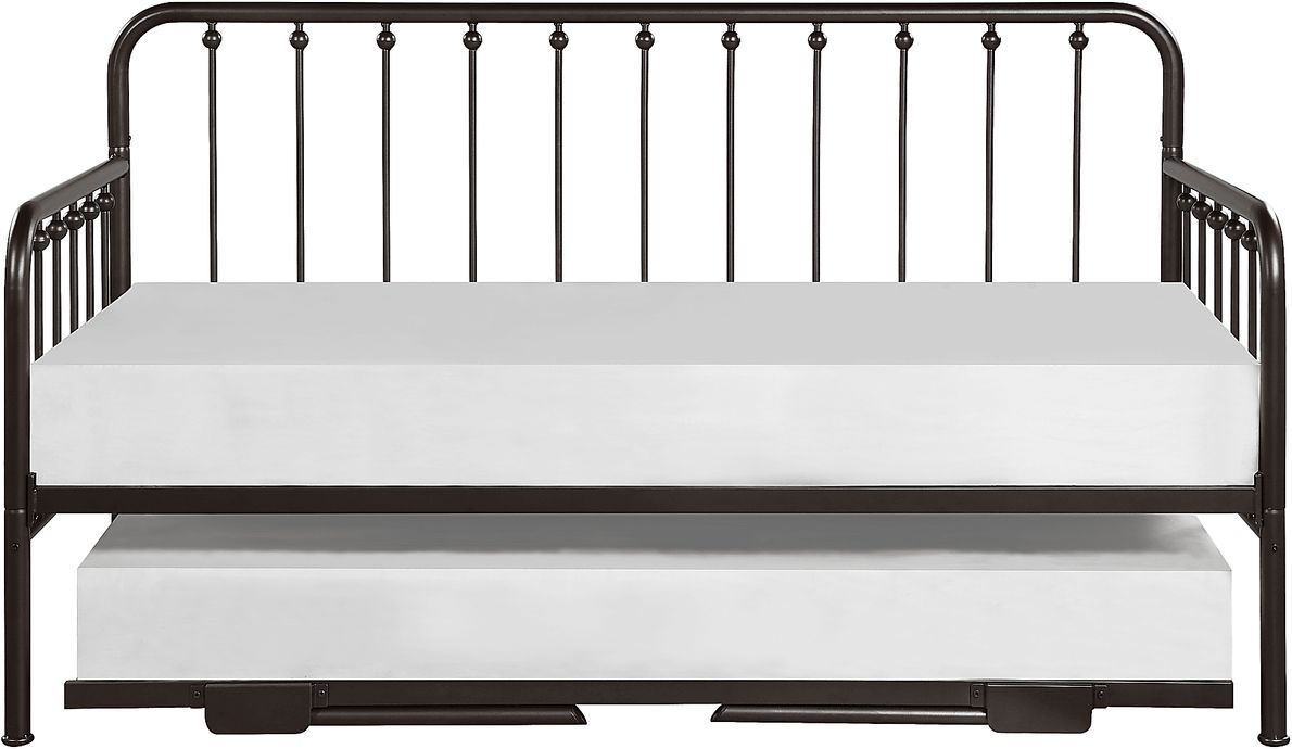 Belltone Bronze Daybed with Lift Up Trundle - Rooms To Go