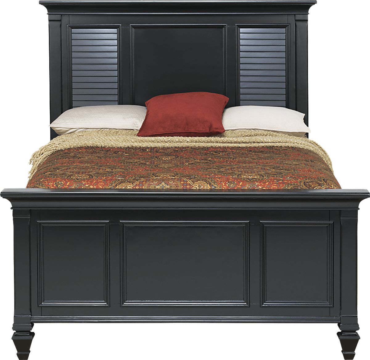 Belmar Black Black,Colors 3 Pc King Panel Bed | Rooms to Go