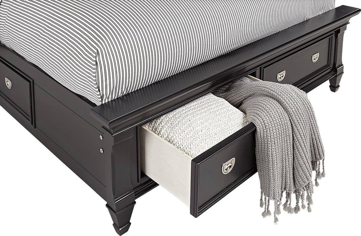 Belmar Black Black,Colors 3 Pc Queen Storage Bed | Rooms to Go
