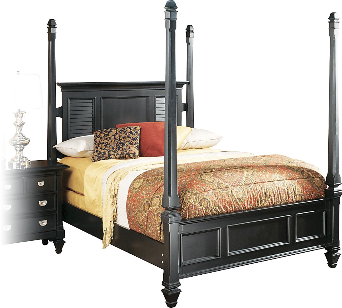 Belmar Black 3 Pc Queen Bed | Rooms to Go