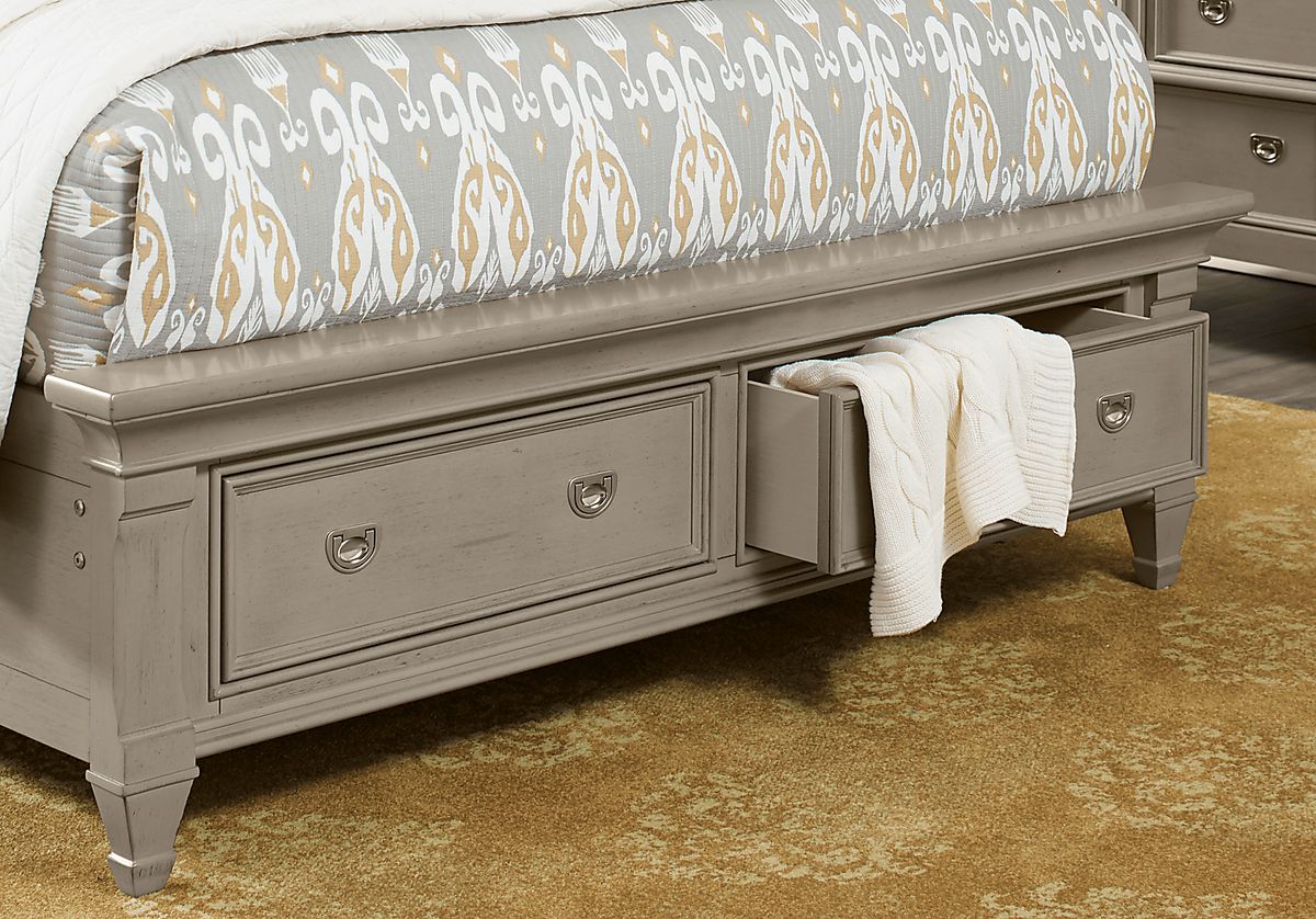 Belmar Gray 3 Pc Queen Storage Bed | Rooms to Go