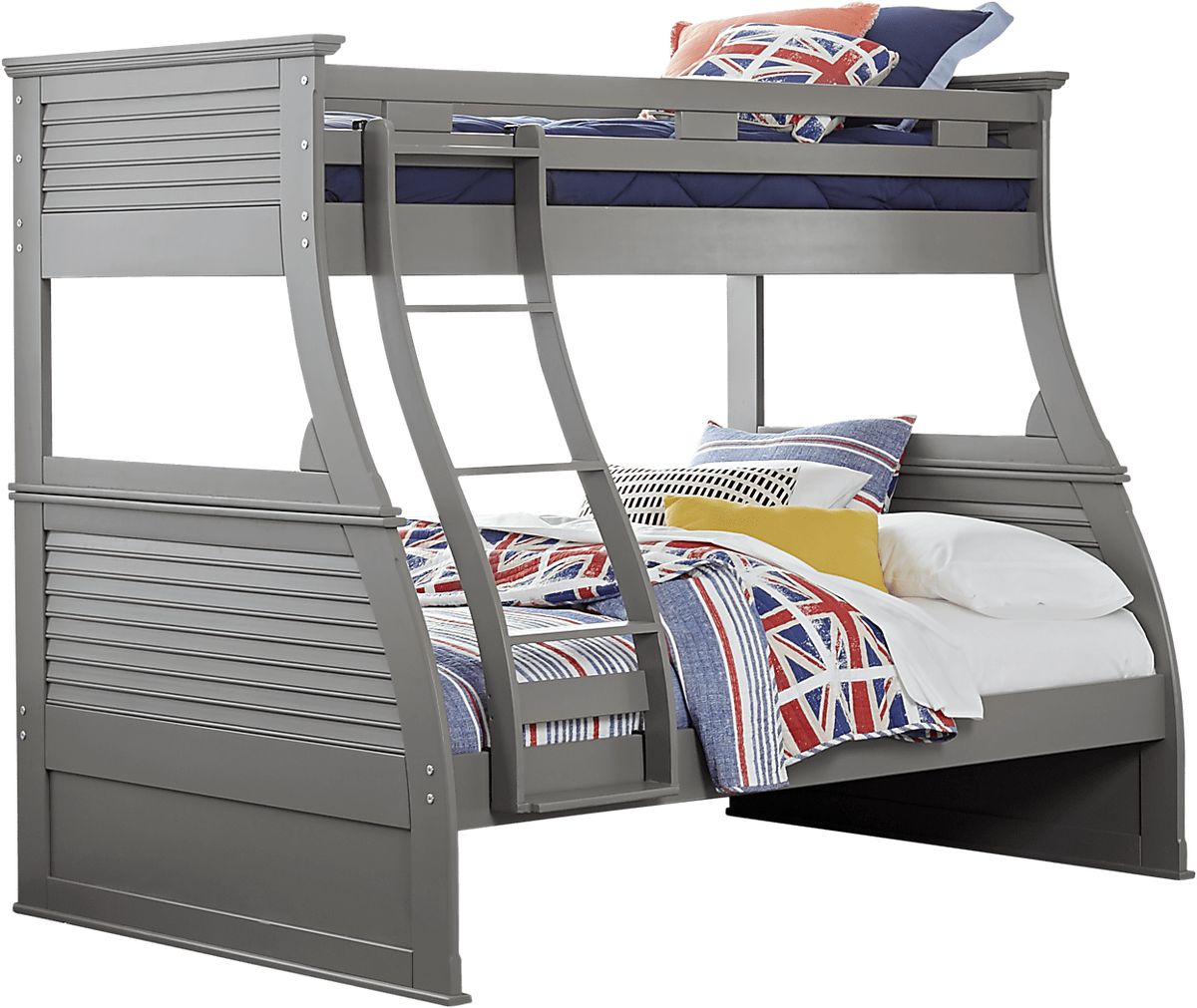 Belmar Gray 4 Pc Twin/Full Bunk Bed | Rooms to Go