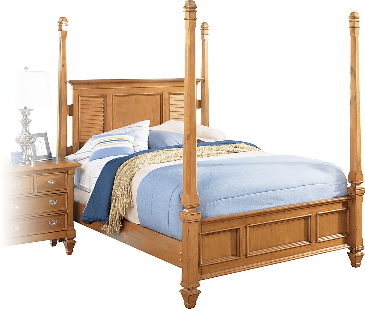 Belmar Pine 3 Pc King Bed | Rooms to Go