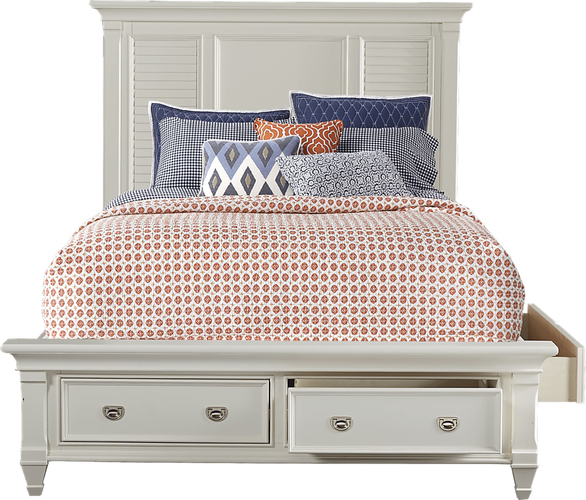 Belmar White Colors,White 3 Pc King Storage Bed | Rooms to Go