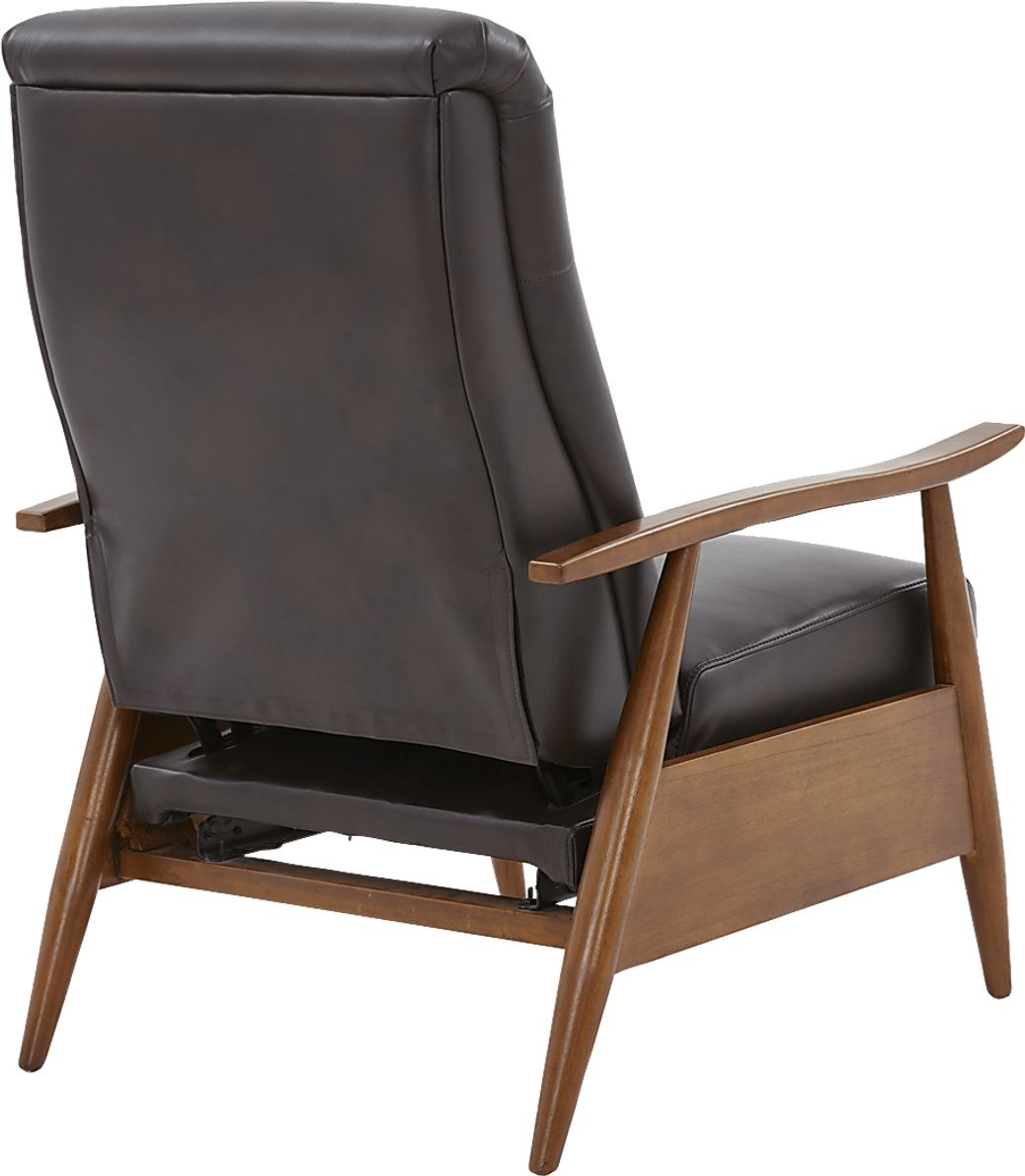 Benbro II Brown Push Back Recliner - Rooms To Go