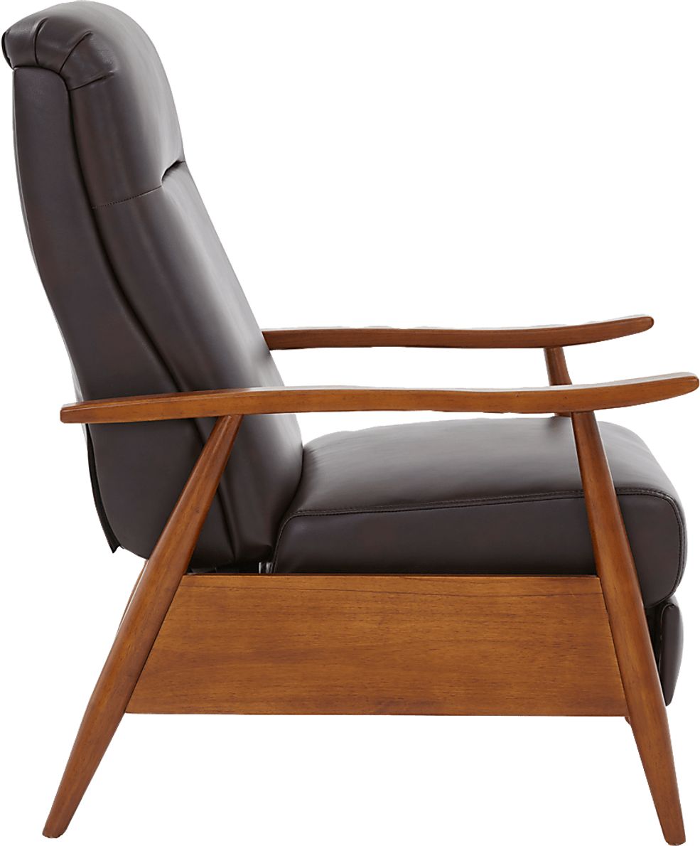 Benbro II Brown Push Back Recliner - Rooms To Go