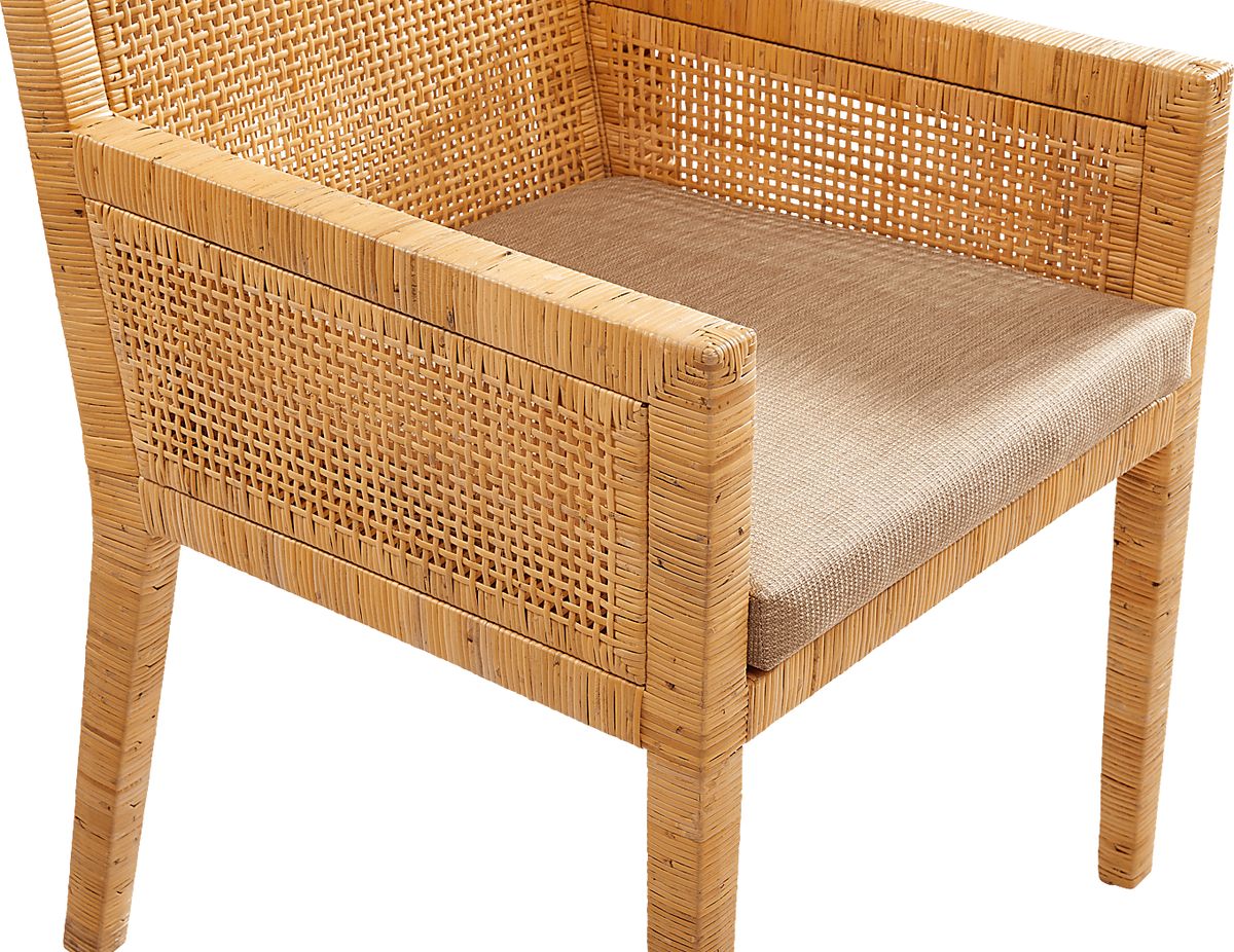 Bennington Natural Light Wood Arm Chair | Rooms to Go