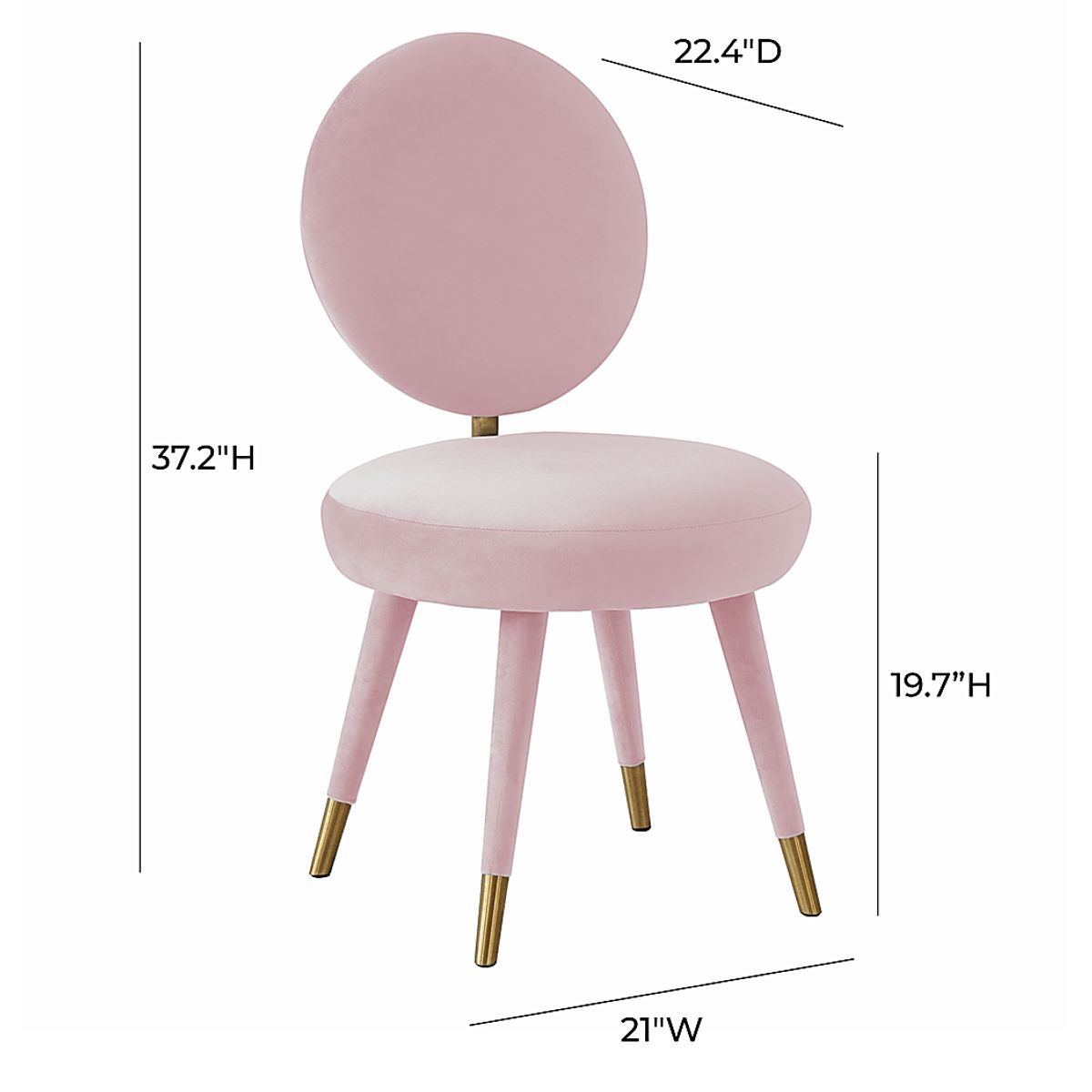 Benview Pink Colors Side Chair | Rooms to Go