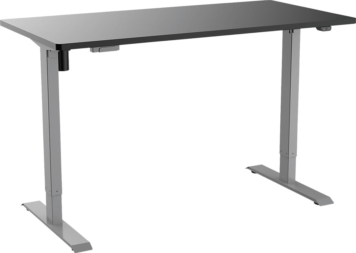 Benwin Gray Black Desk | Rooms to Go