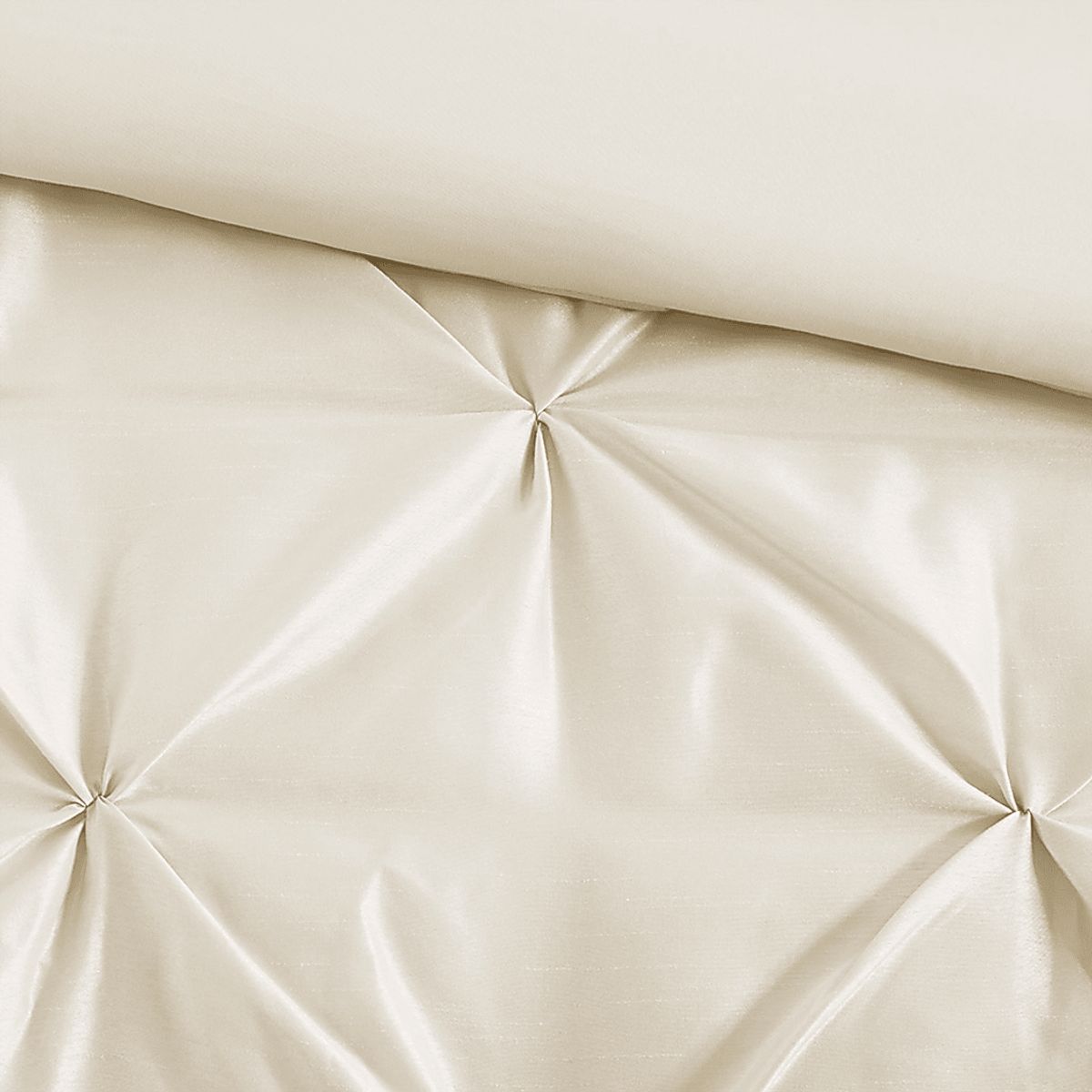 Bergerae Ivory Beige Cotton,Polyester Fabric 7 Pc California King ...