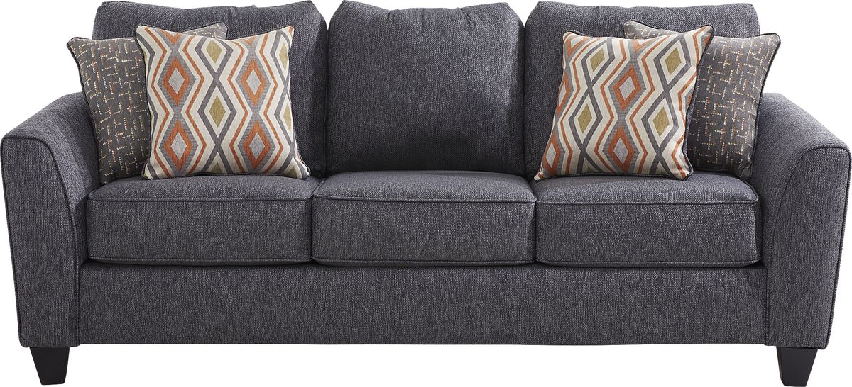 Berkeley Terrace Gray Textured Sofa | Rooms to Go