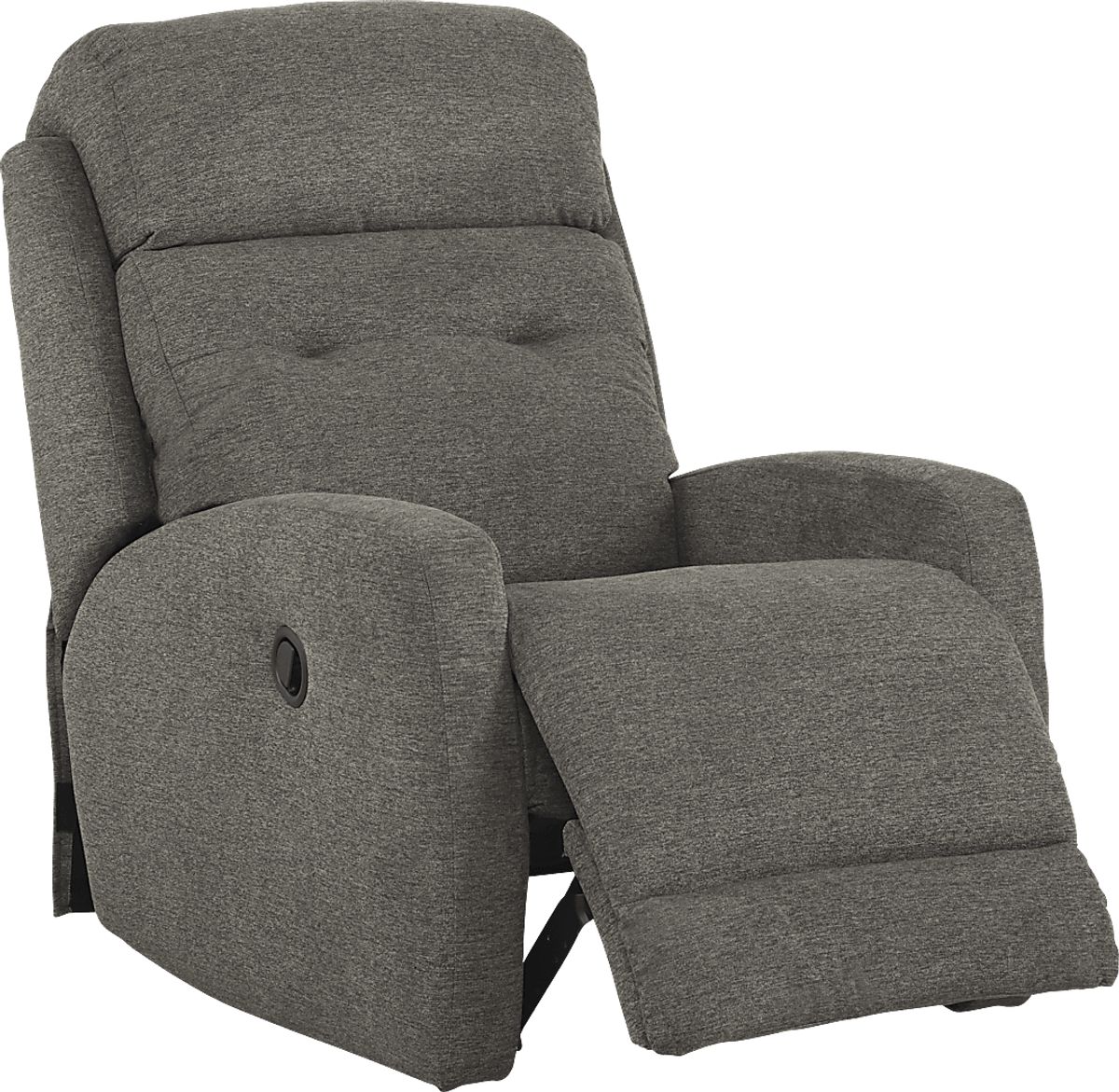 Bessemer Gray Microfiber Recliner | Rooms to Go