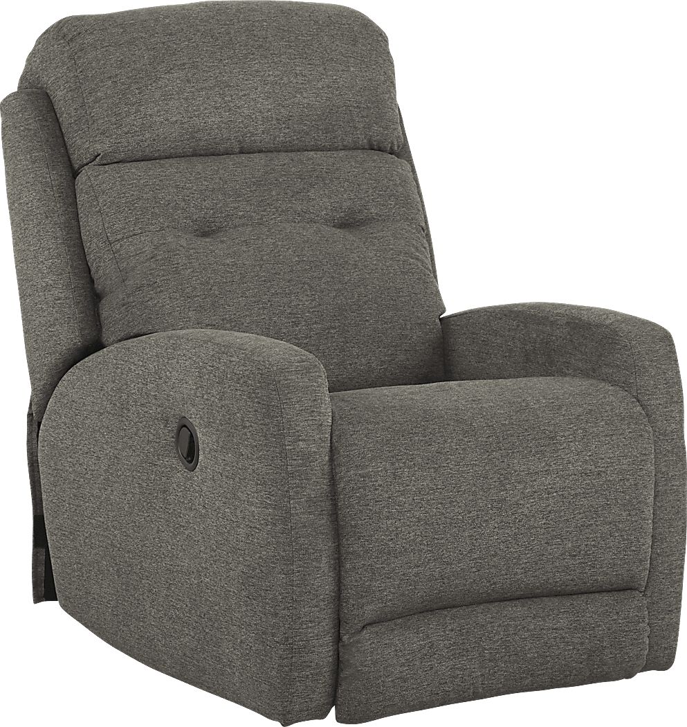 Bessemer Gray Microfiber Recliner | Rooms to Go