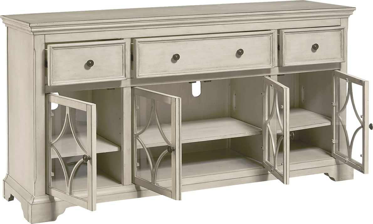 Bessinger Cream 60 in. Console - Rooms To Go