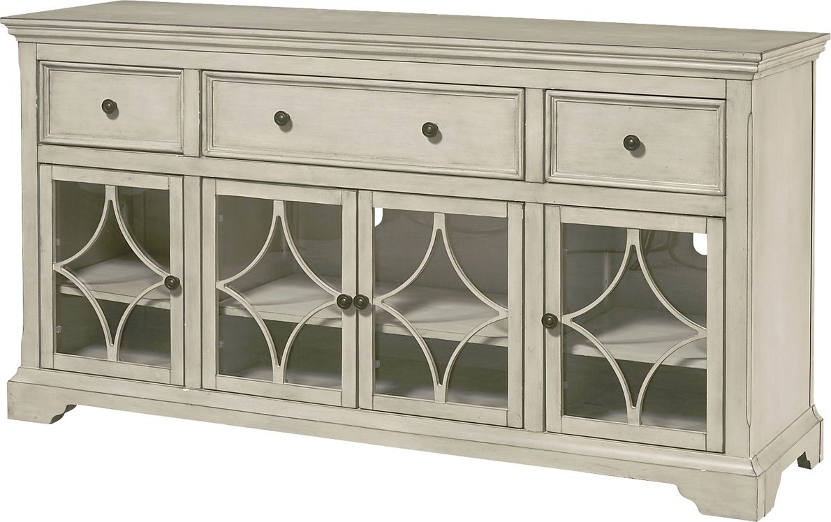Bessinger Cream 60 in. Console - Rooms To Go