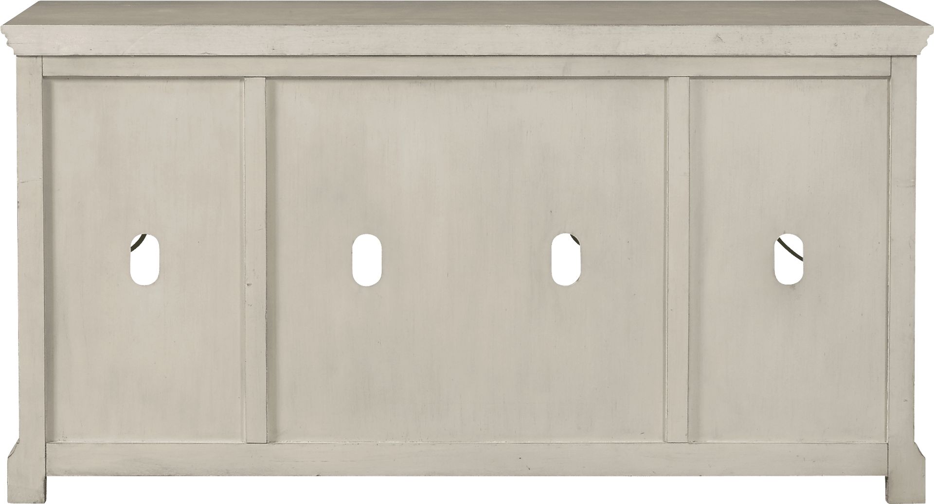Bessinger Cream Colors,Light Wood,White Console | Rooms to Go