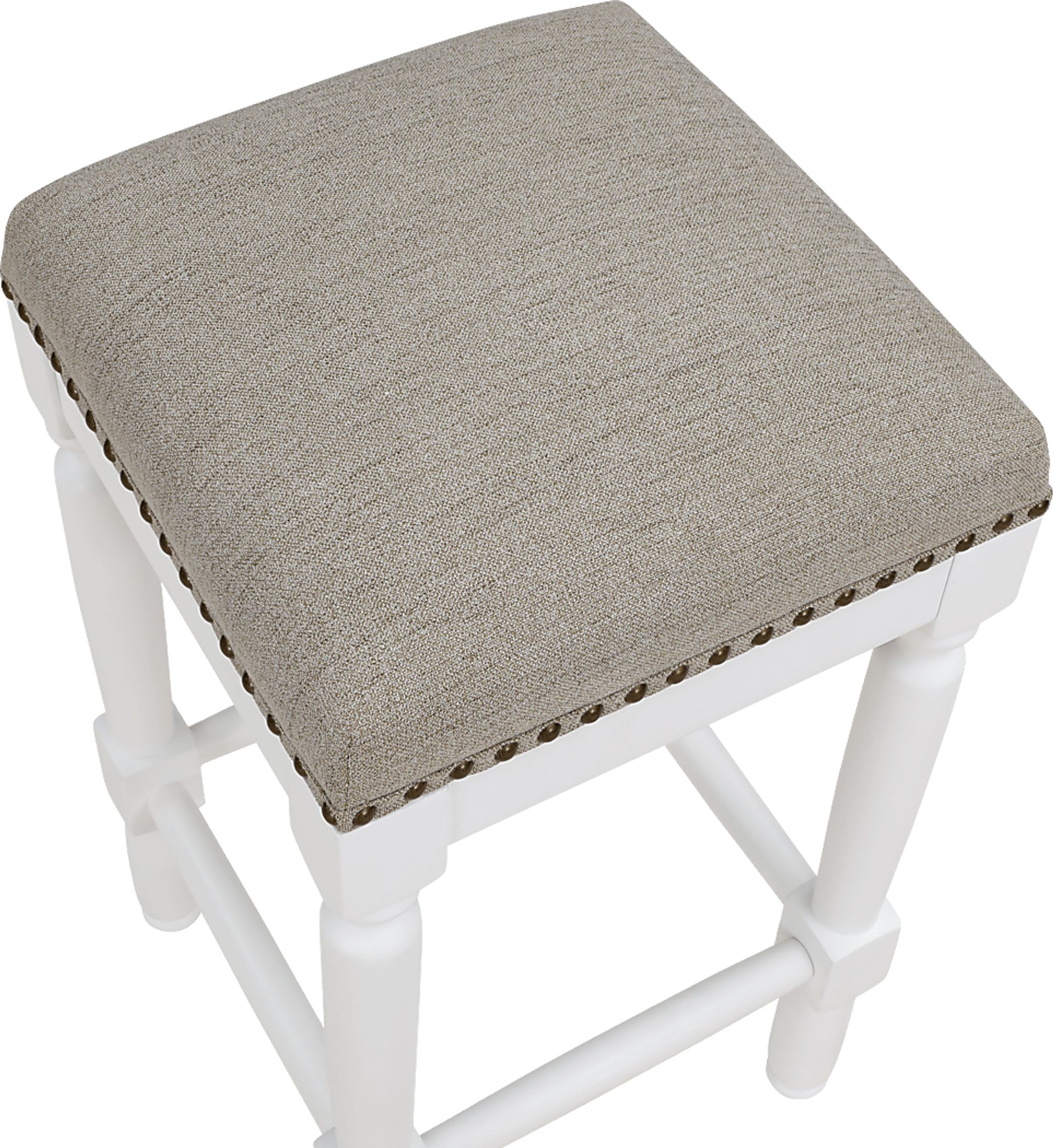 Betram White Colors,White Beige Counter Height Stool | Rooms to Go