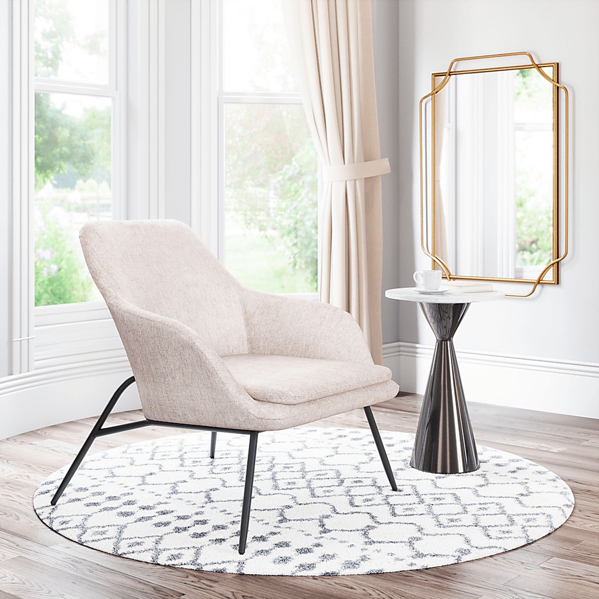 Bettijean Beige Accent Chair - Rooms To Go