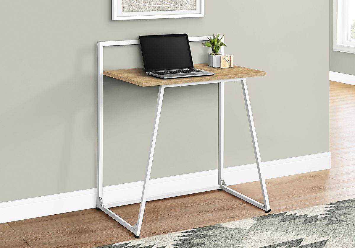 Beutell Natural Light Wood Desk | Rooms to Go
