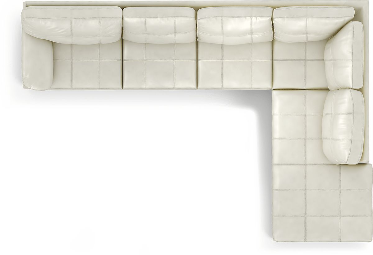 Bexley Square Cream Beige Polyester Fabric 2 Pc Right Arm Chaise ...