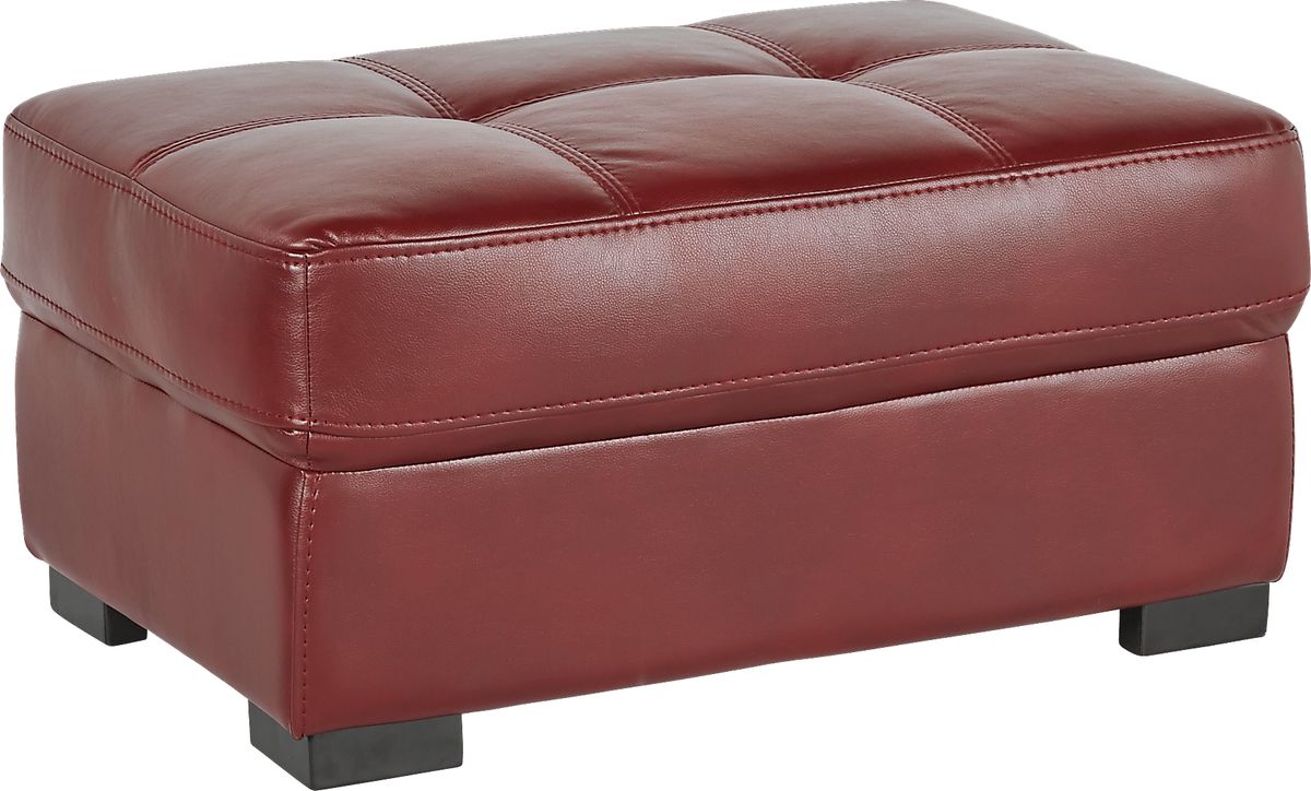 Bexley Square 3 Pc Red Polyester Fabric Living Room Set With 2 Pc Right ...